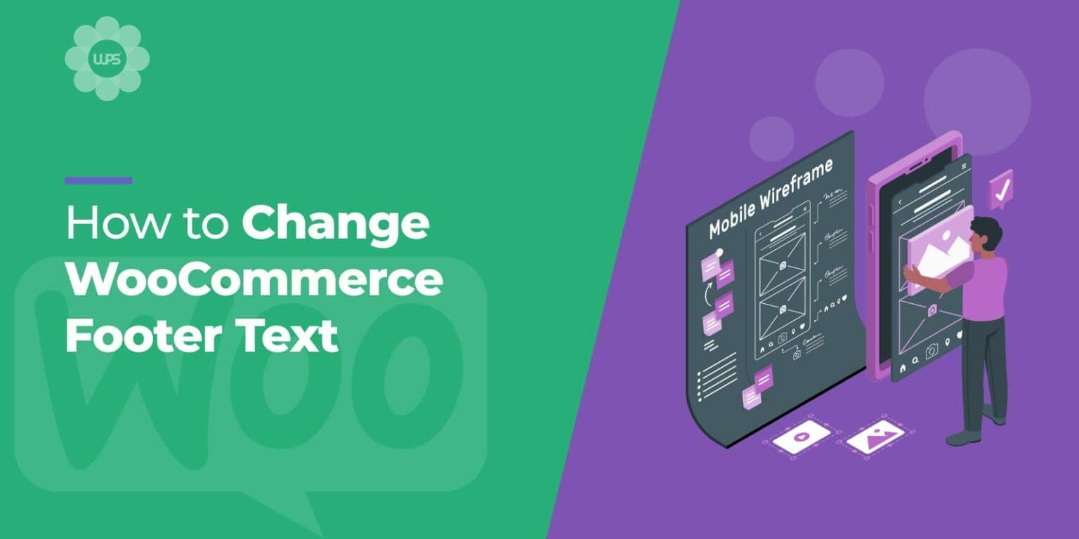 Cómo cambiar el texto del pie de página de WooCommerce - WPServices
