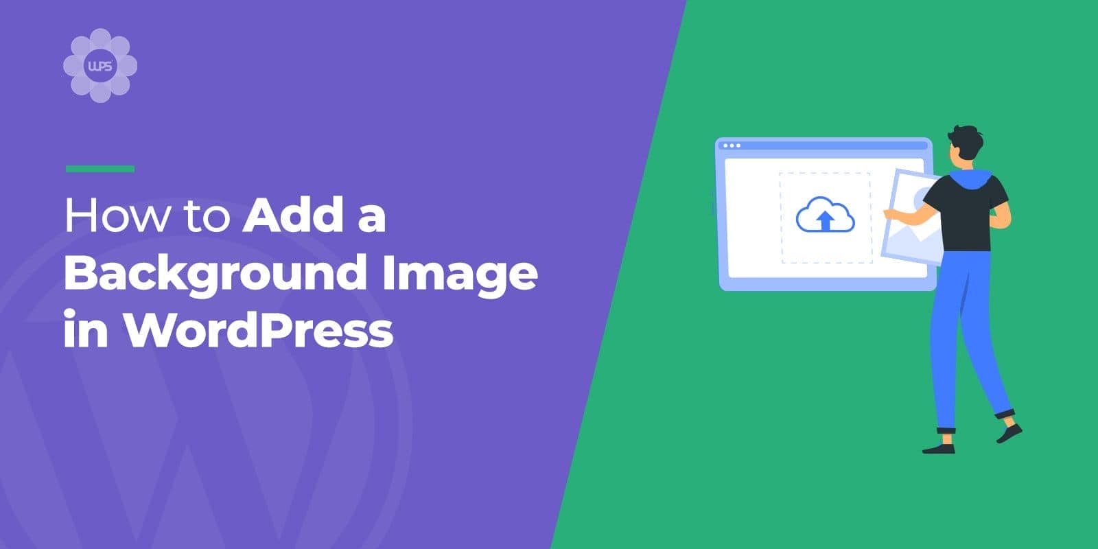 Comment ajouter une image de fond dans WordPress - WPServices