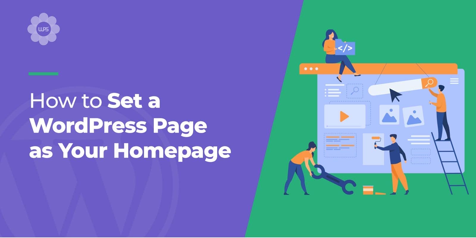 How to Set a WordPress Page as Your Homepage - WPServices