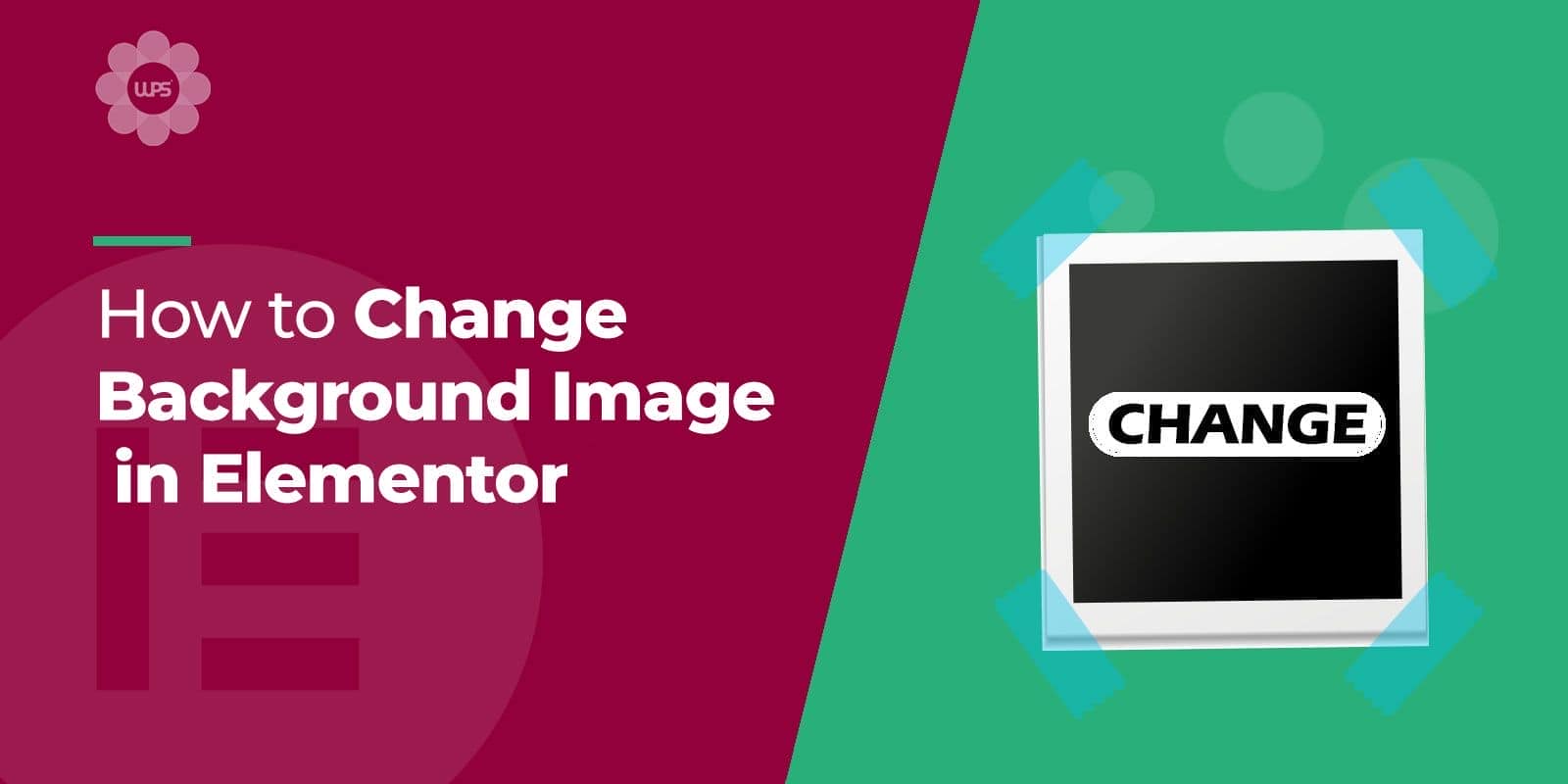 How to Change Background Image in Elementor - WPServices